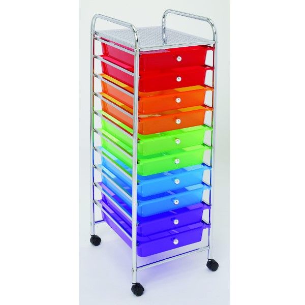 Dymon Rainbow Cart 10 Drawer